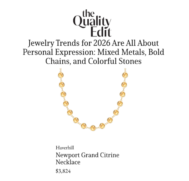 The Quality Edit: Jewelry Trends for 2026 Are All About Personal Expre