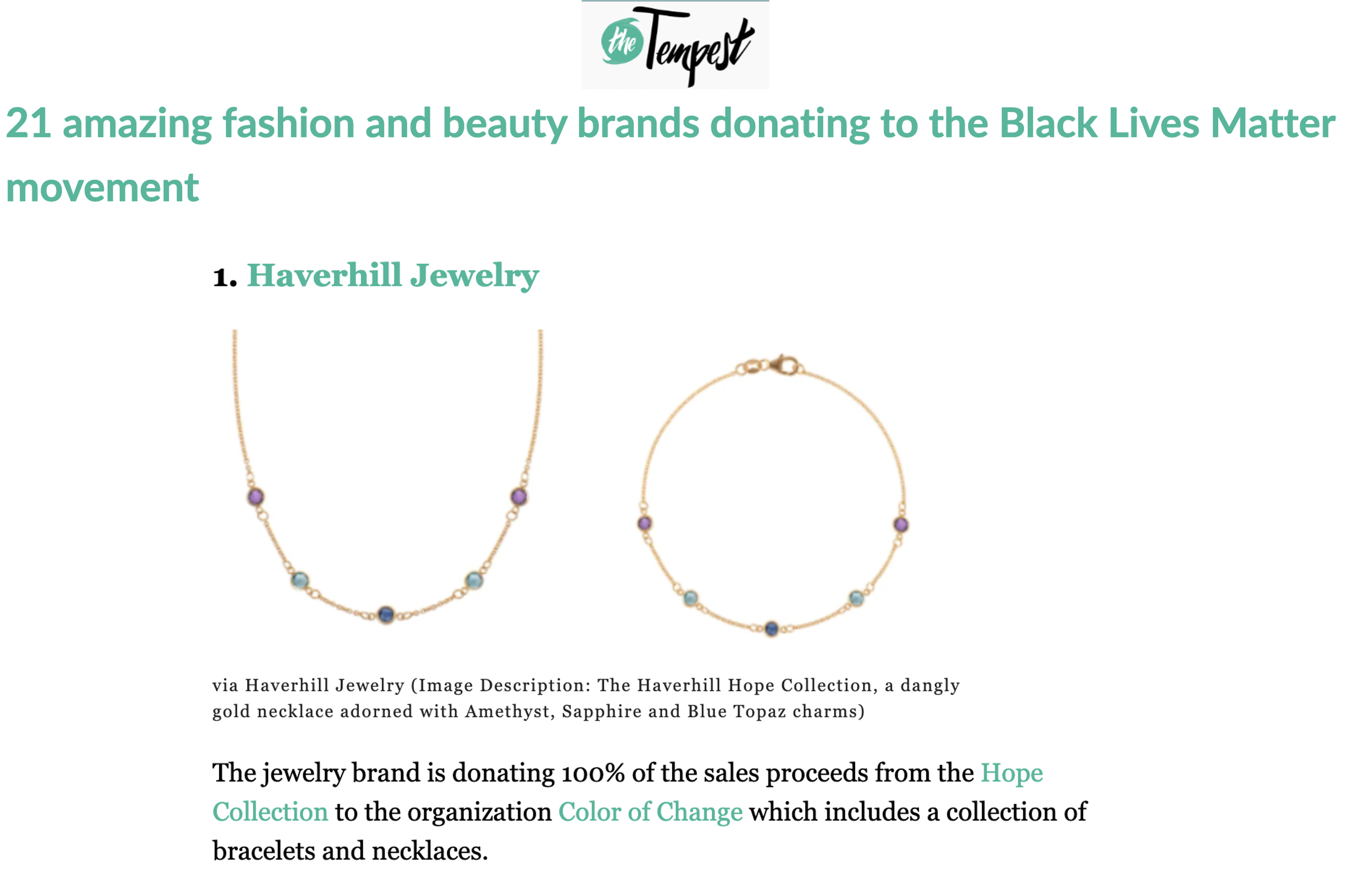 The Tempest: 21 amazing fashion and beauty brands donating to the Blac