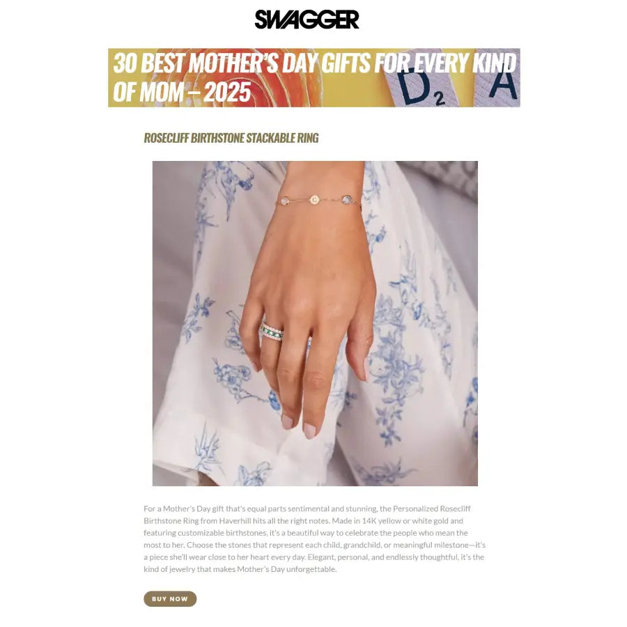 Swagger Magazine: 30 Thoughtful Mother’s Day Gifts She’ll Treasure in